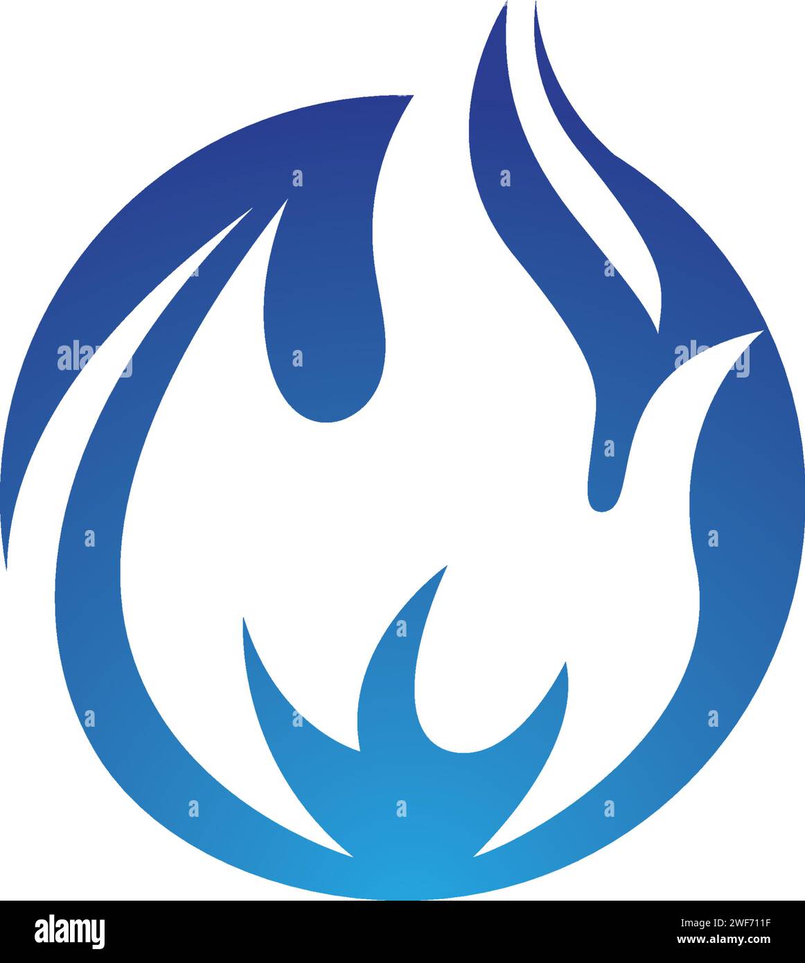 Fire flame blaze icon Cut Out Stock Images & Pictures - Alamy