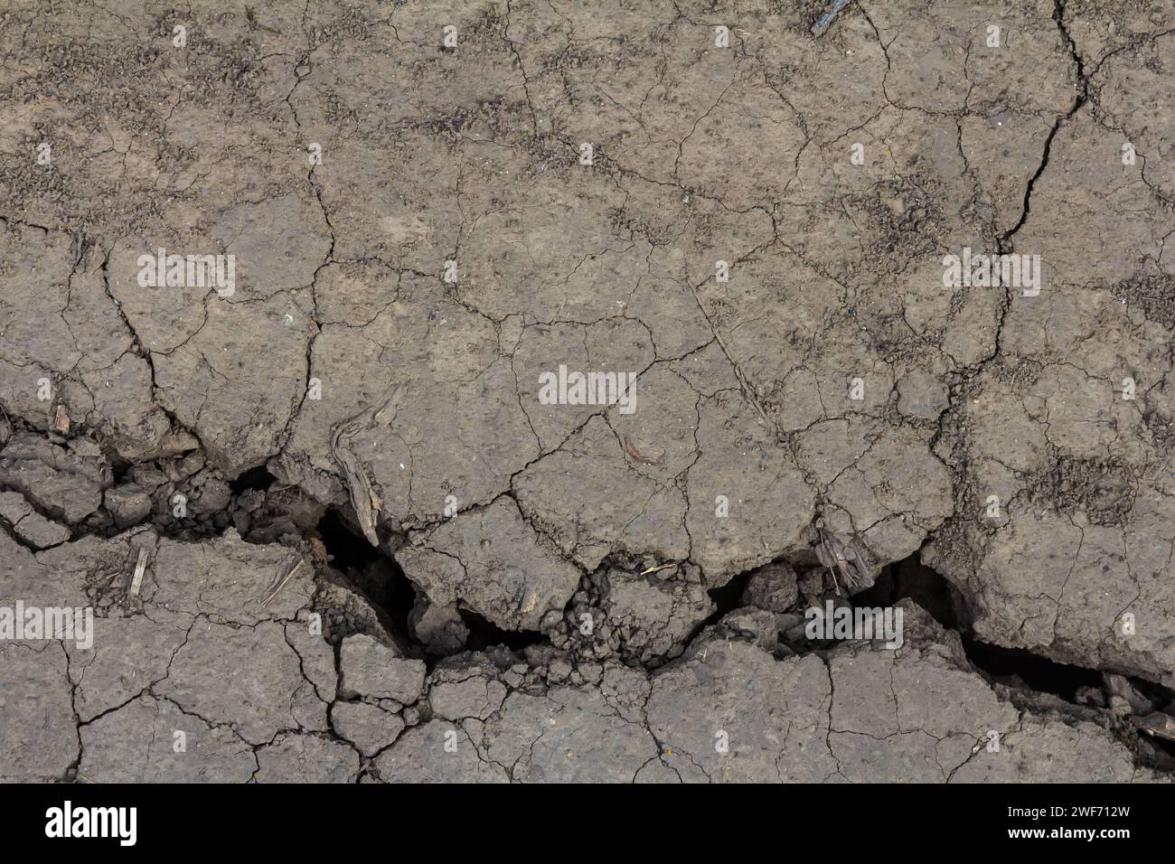 Wall texture soil dry crack pattern of drought lack of water of nature ...