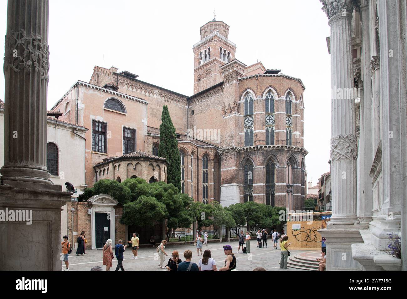 Gothic Basilica di Santa Maria Gloriosa dei Frari (Frari basilica) on ...
