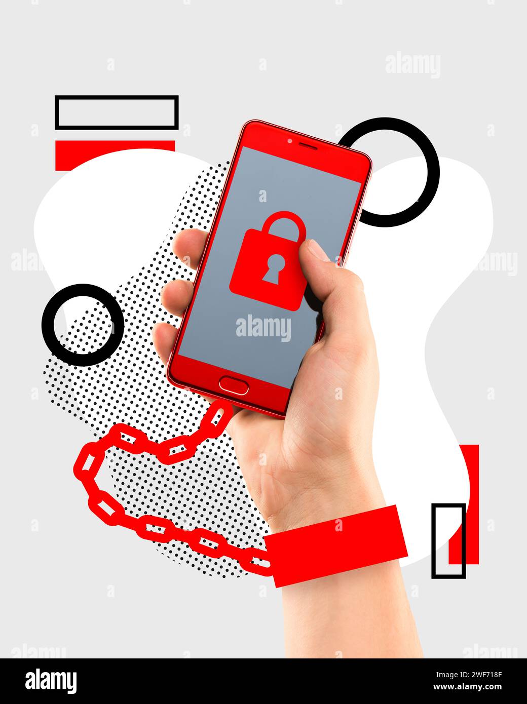 Handcuffed character hi-res stock photography and images - Alamy