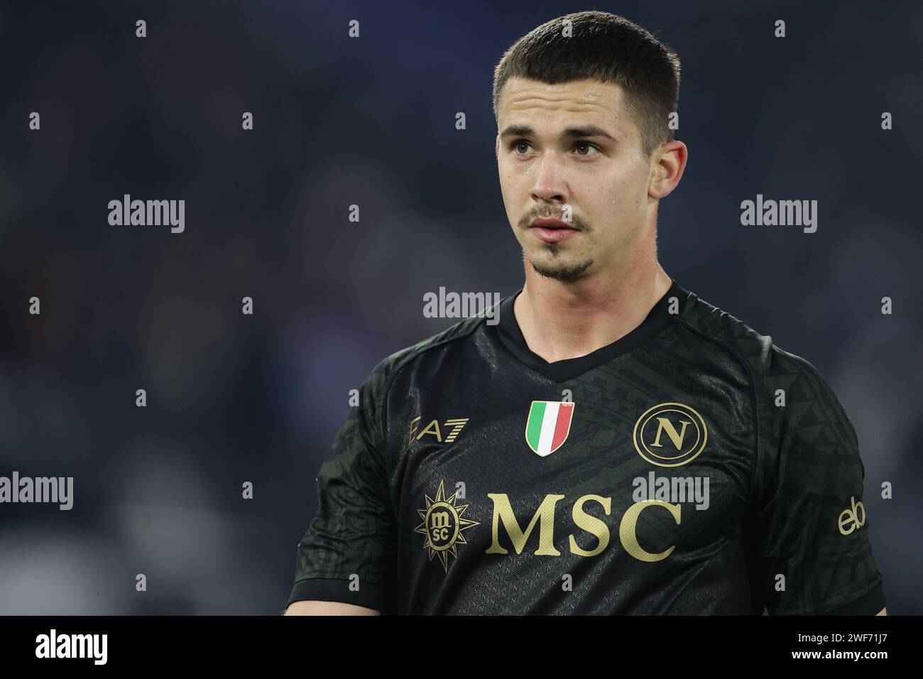 SSC Napoli’s Belgian defender Leander Dendoncker looks during the Serie ...