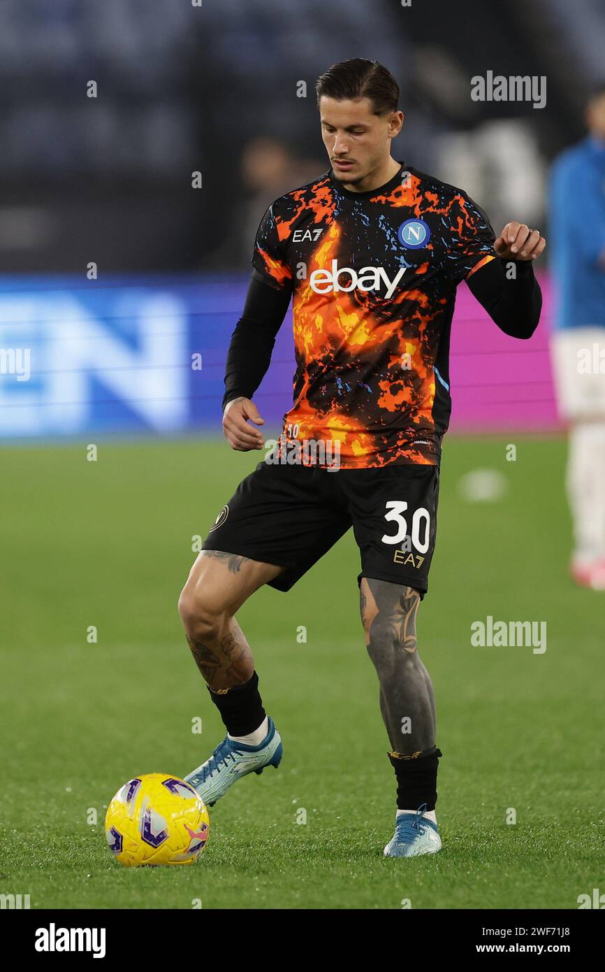 SSC Napoli’s Italian midfielder Pasquale Mazzocchi during the Serie A ...