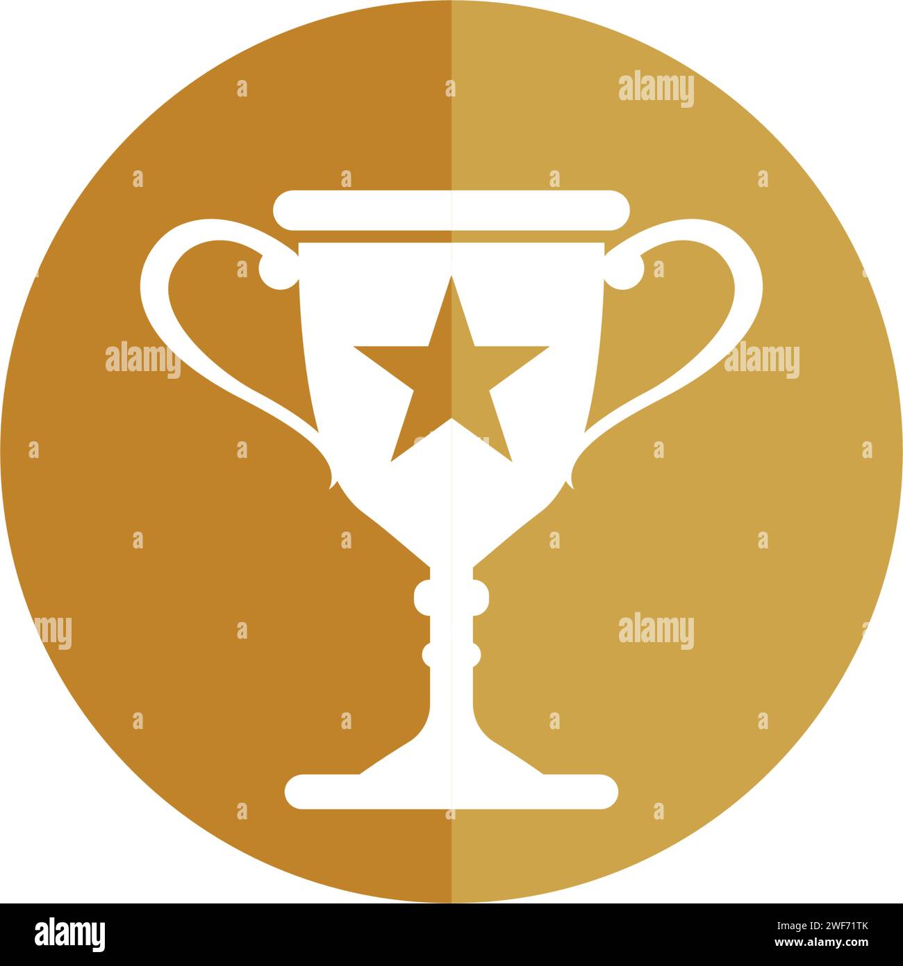 Winner Trophy icon vector illustration Template Stock Vector Image ...