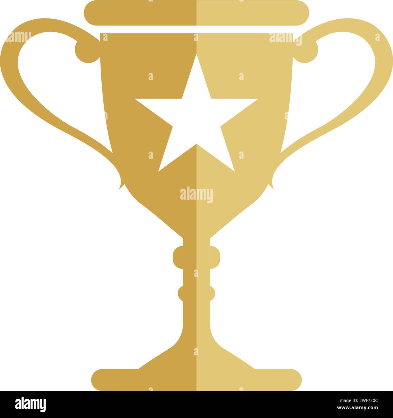 Winner Trophy icon vector illustration Template Stock Vector Image ...