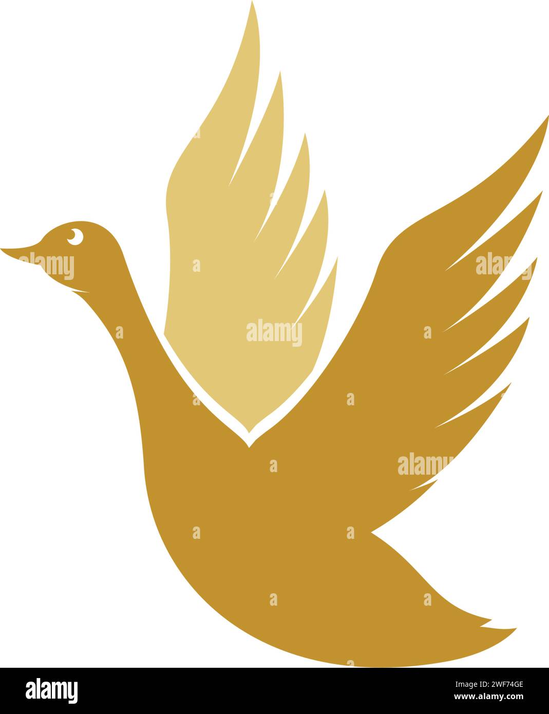 Swan icon Template vector illustration design Stock Vector Image & Art ...