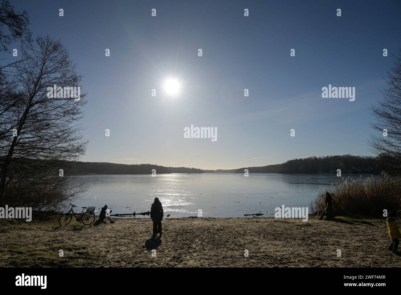 Sacrower See und Königswald, Potsdam, Brandenburg, Deutschland Stock ...