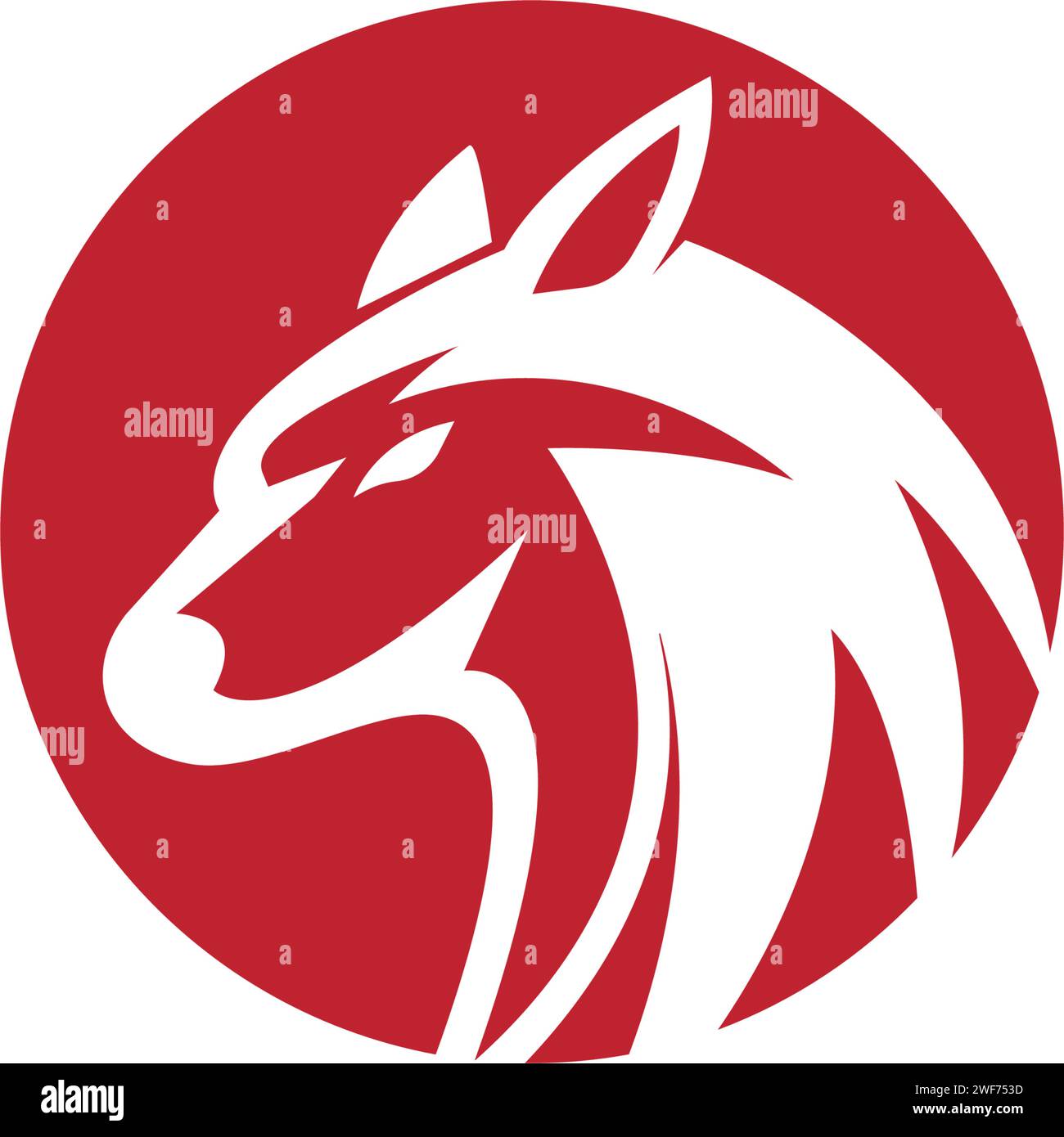 Red husky Stock Vector Images - Alamy