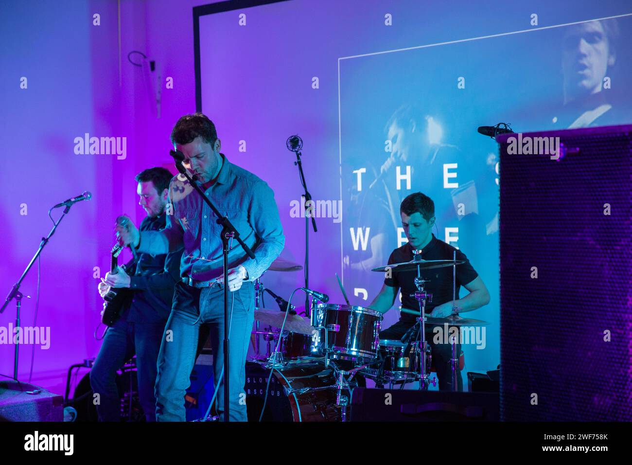 The Slow Readers Club performing live at the opening of the refurbished ...