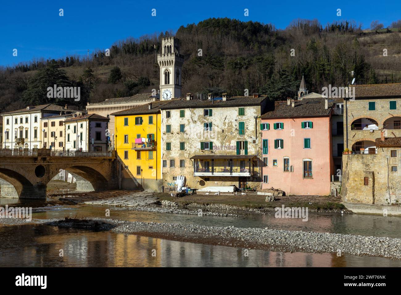 The old town of Santa Sofia in Emilia-Romagna, Italy Stock Photo - Alamy