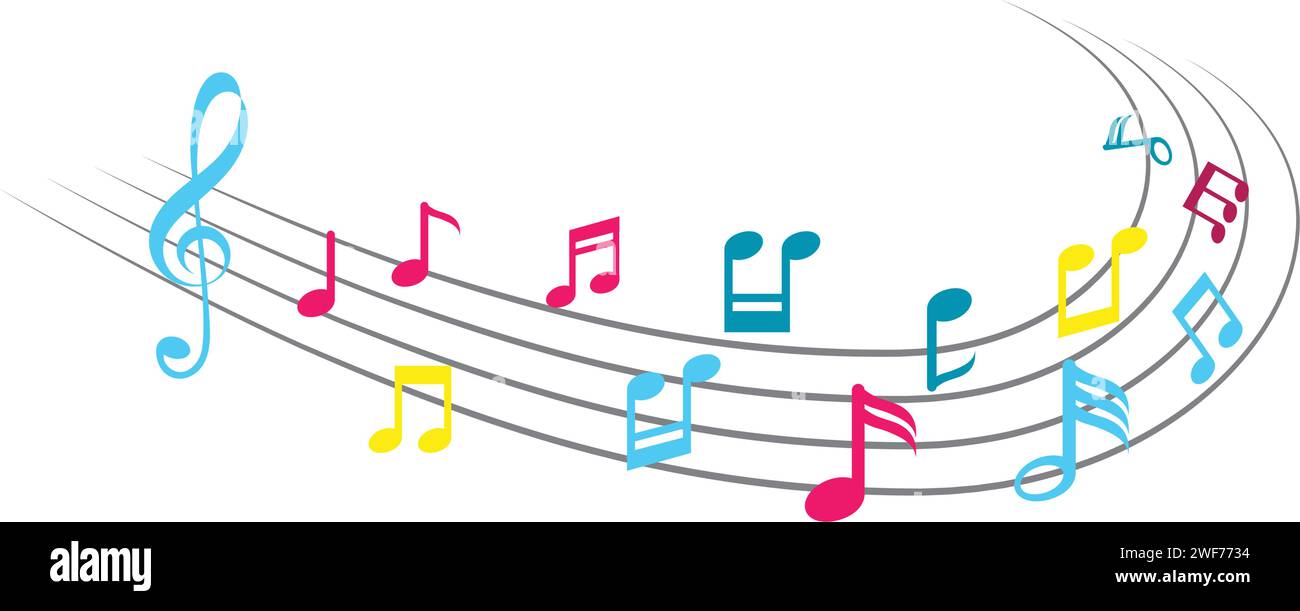 Music note ilustration Icon Vector Stock Vector Image & Art - Alamy