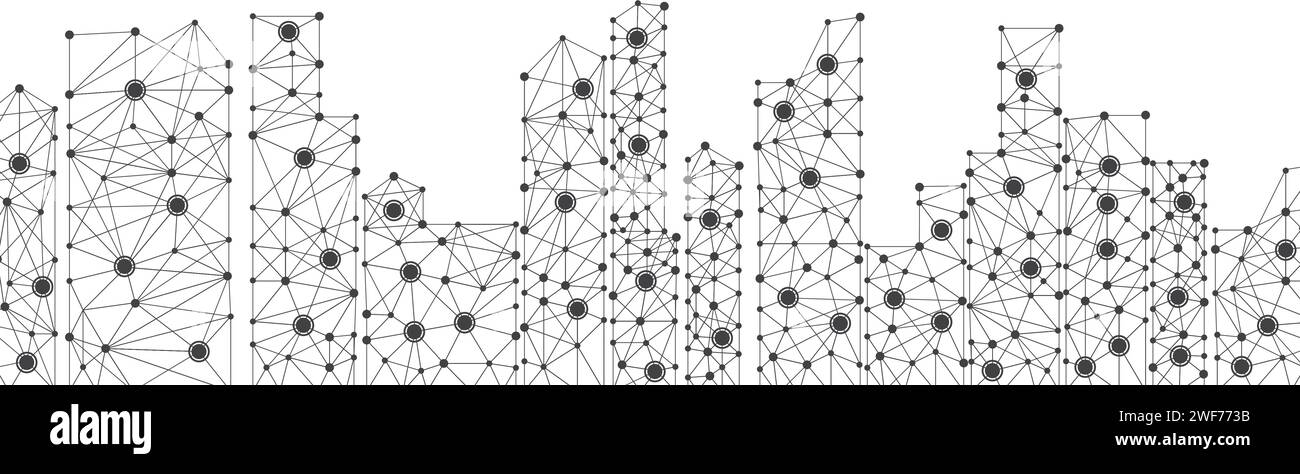 polygon city illustration vector Stock Vector Image & Art - Alamy