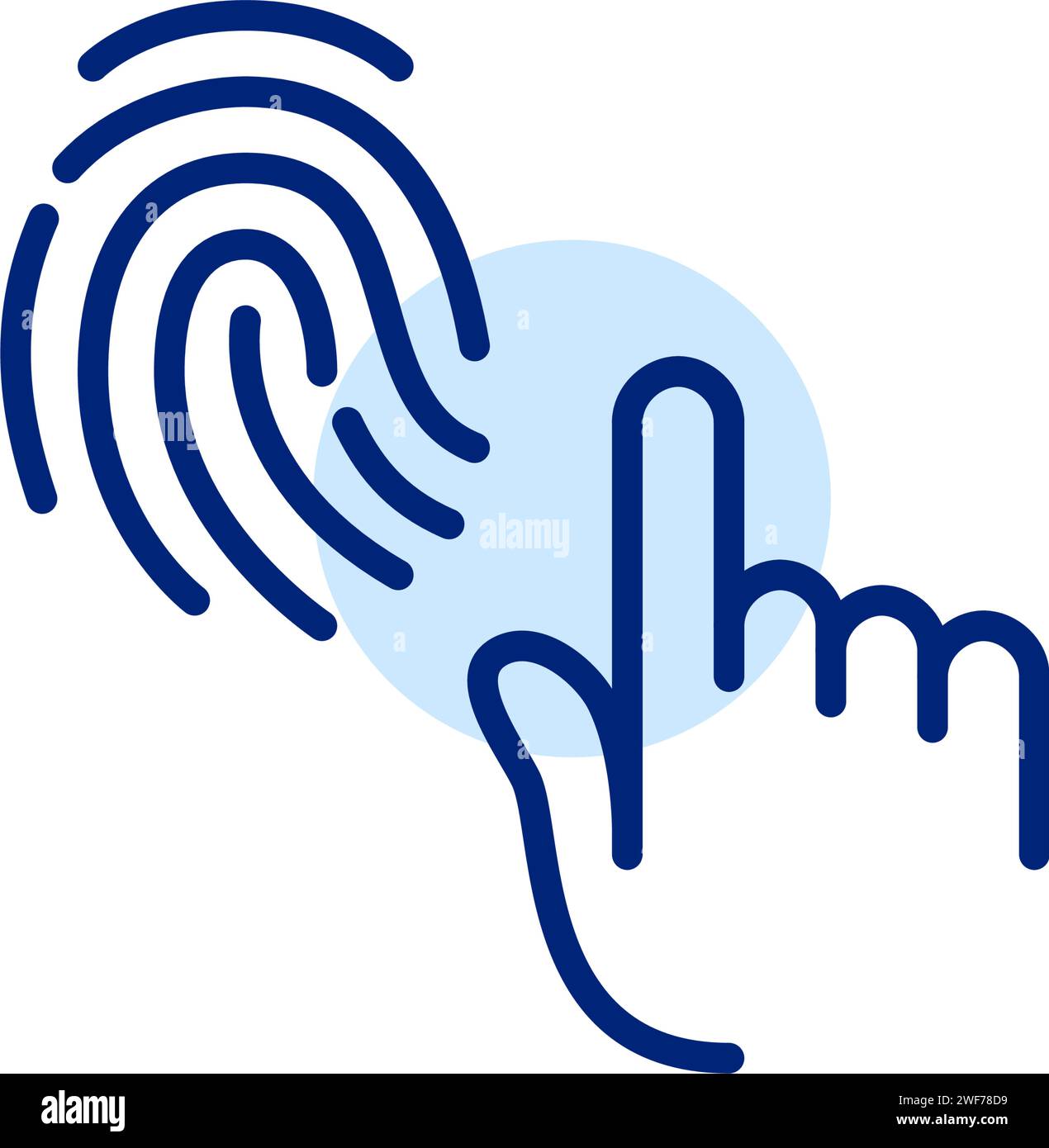 Tapping finger to activate fingerprint recognition technology. Pixel ...