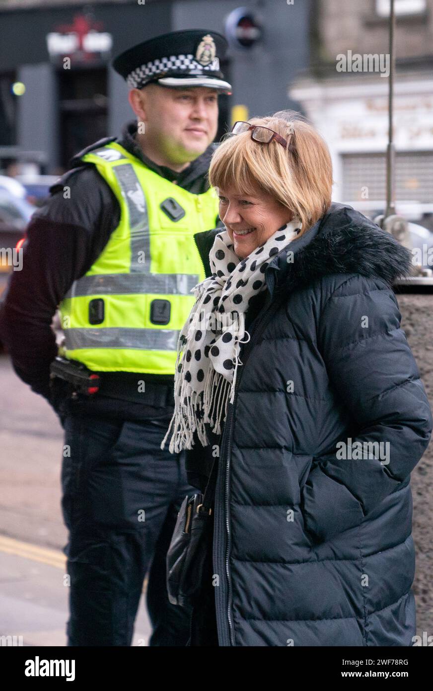 Chairperson Baroness Heather Hallett arrives at the UK Covid-19 Inquiry ...