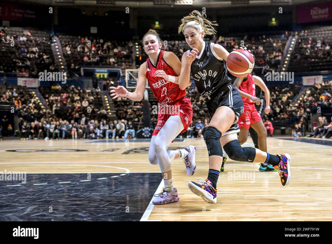 Karlie Samuelson Guard of London Lions Women during the BBL Trophy ...