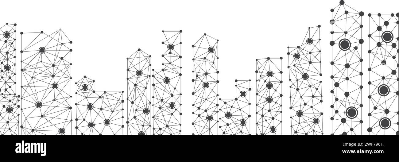 polygon city illustration vector Stock Vector Image & Art - Alamy