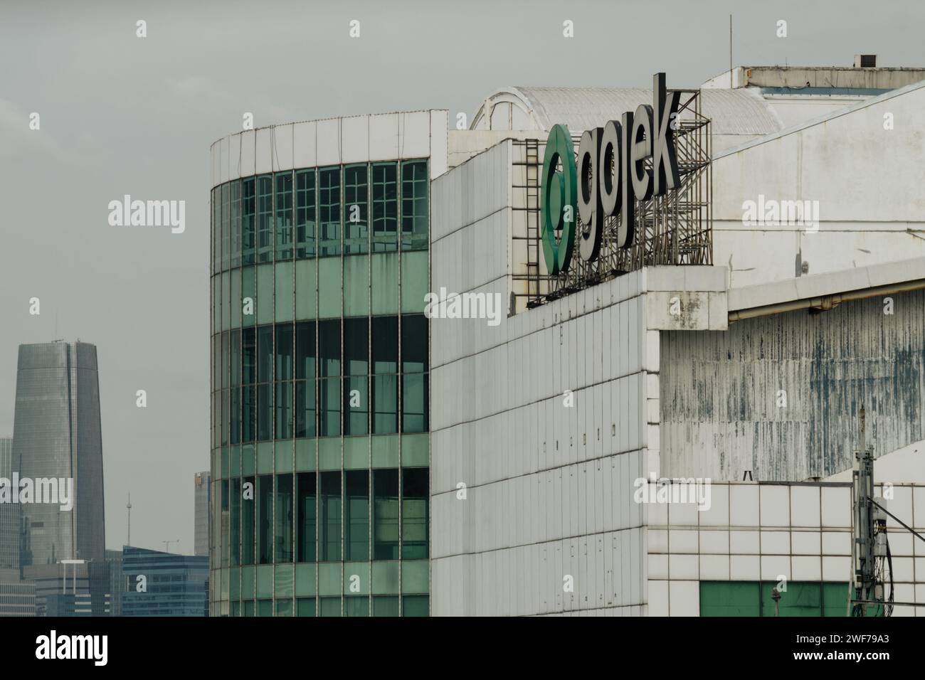 Gojek office building Stock Photo - Alamy