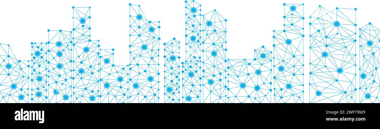 polygon city illustration vector Stock Vector Image & Art - Alamy