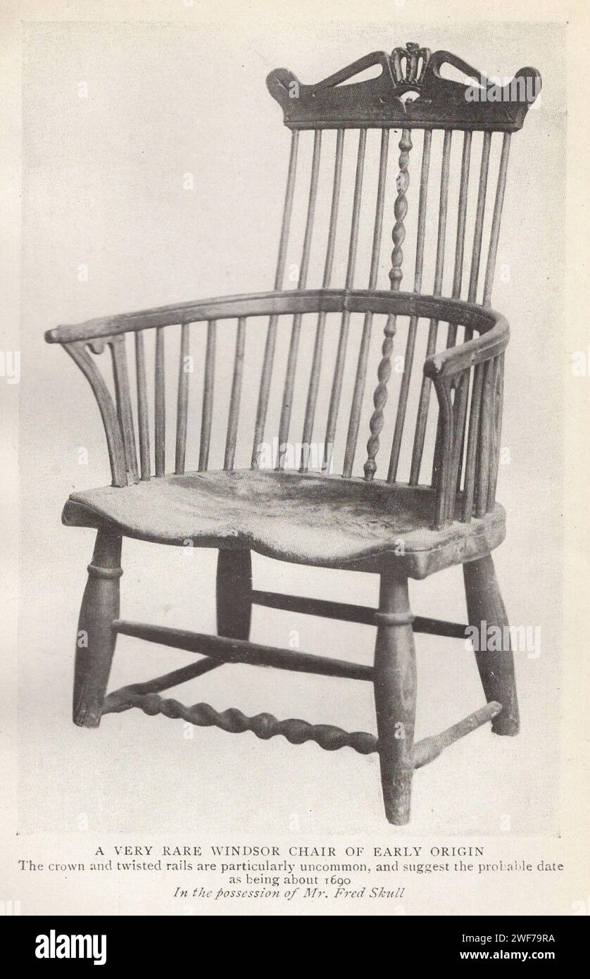 Very rare windsor chair hi-res stock photography and images - Alamy