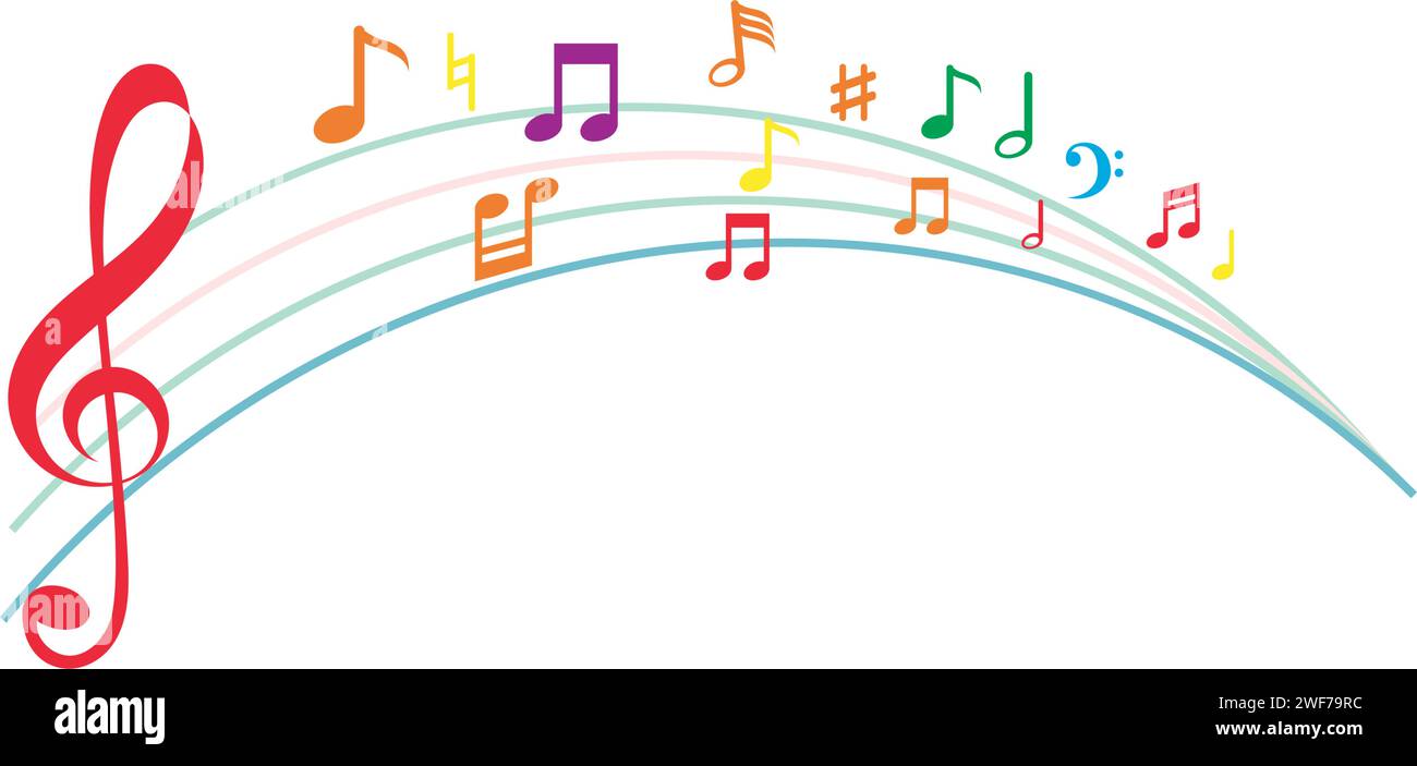 Music note ilustration Icon Vector Stock Vector Image & Art - Alamy