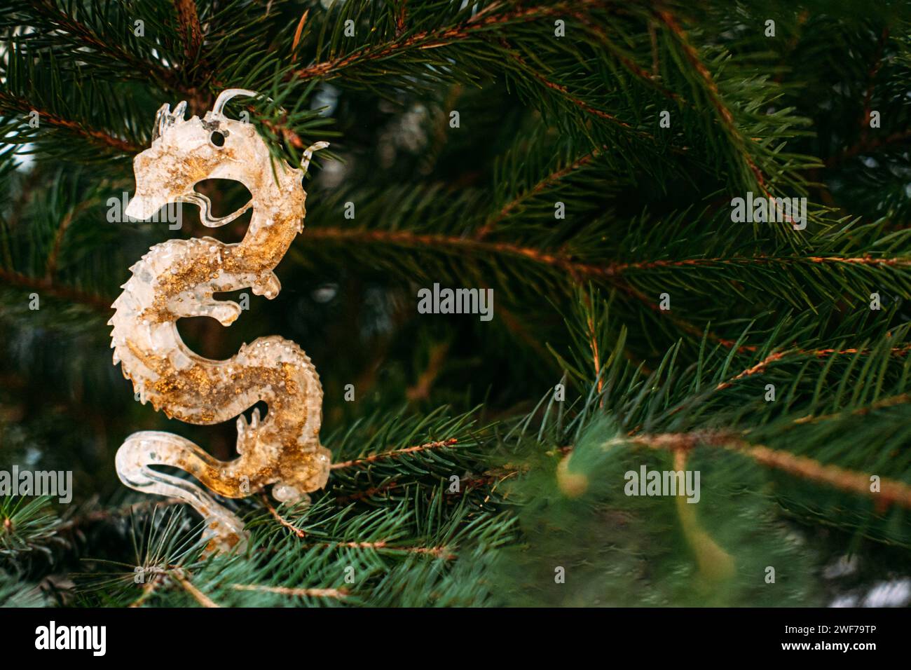 Resin Dragon Epoxy dragon ornament, symbolizing the upcoming 2024 ...