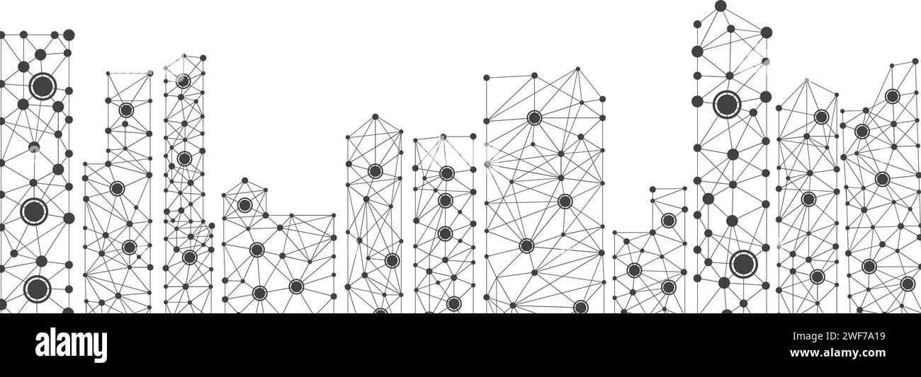 polygon city illustration vector Stock Vector Image & Art - Alamy