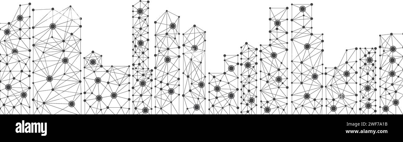 polygon city illustration vector Stock Vector Image & Art - Alamy