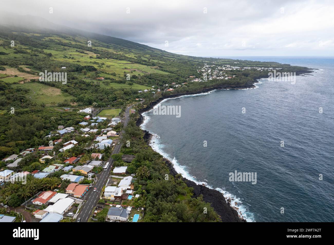 Reunion island aerial hi-res stock photography and images - Alamy