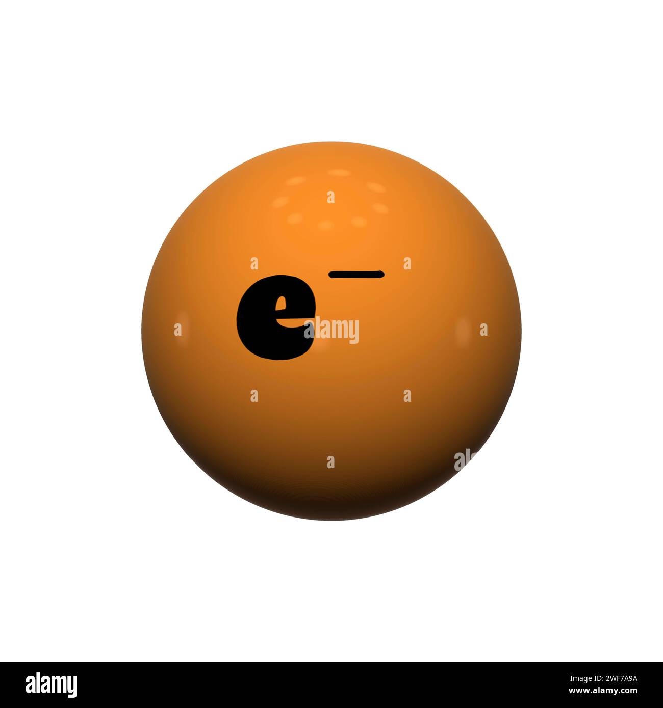 Digital illustration. Digital illustration. 3d sphere with the letter e ...