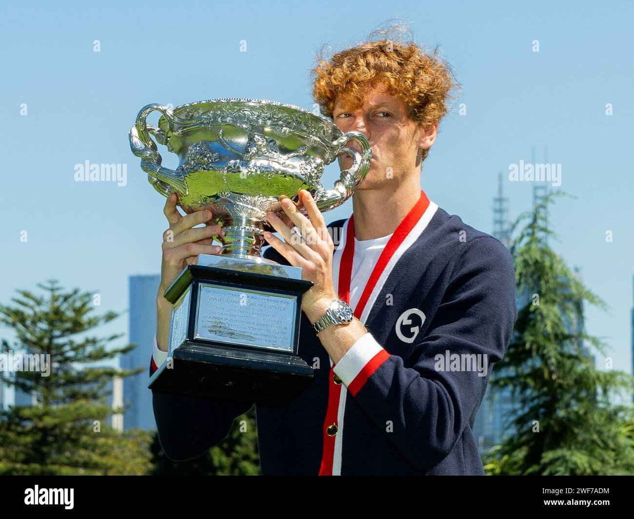 Jannik sinner 2024 australian open hi-res stock photography and images - Alamy