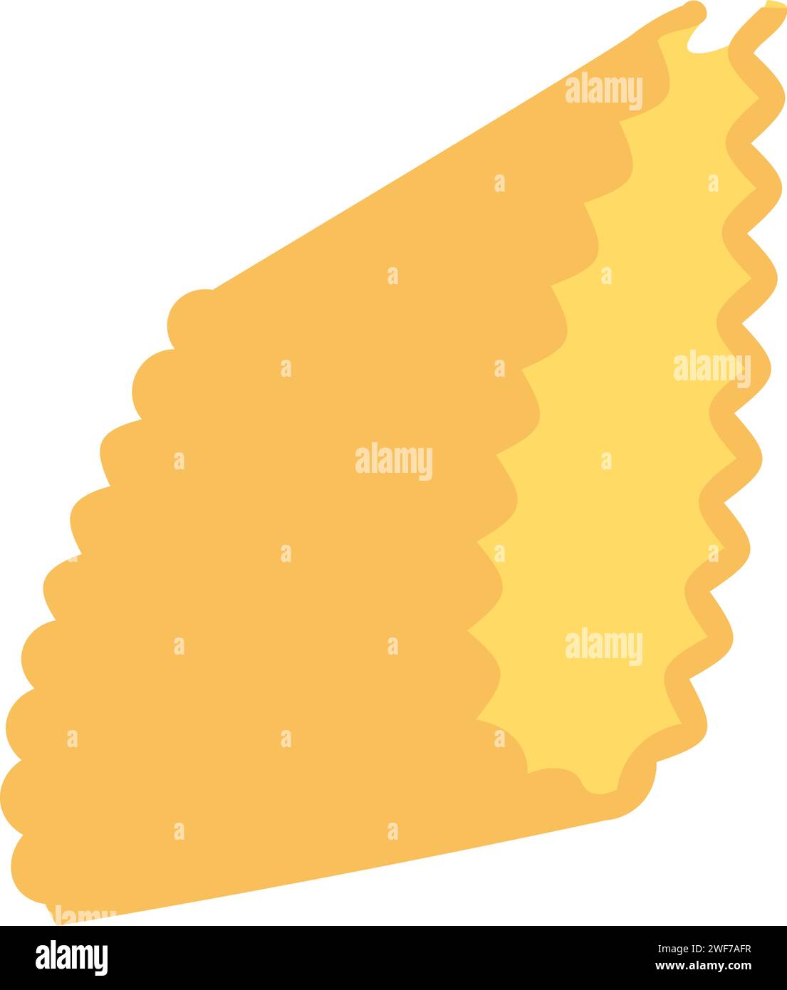 Sorting of paper and office waste. Sheet of cardboard wrapping paper ...