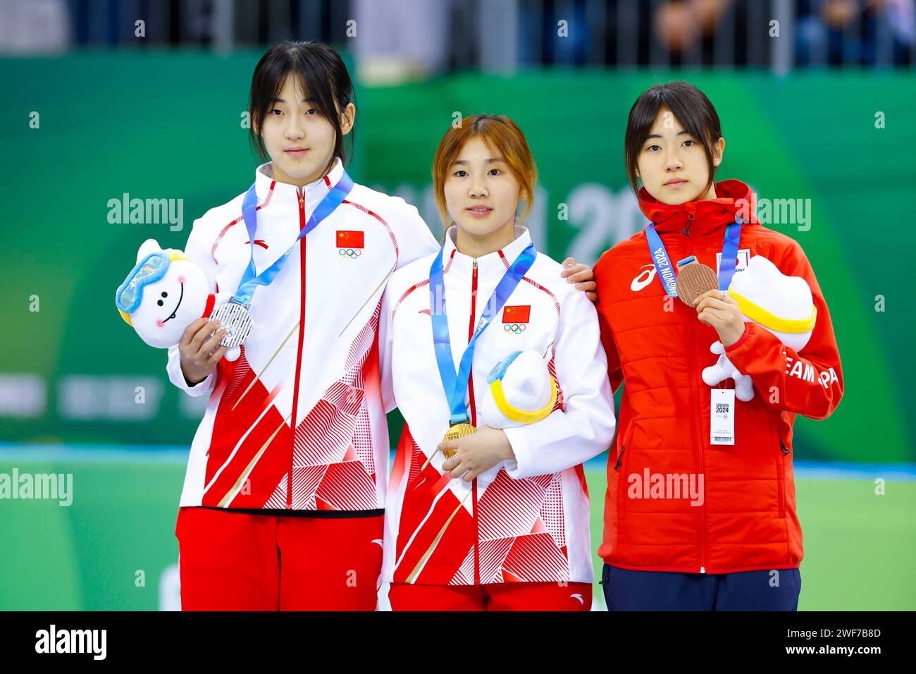 Gangneung Oval, Gangneung, South Korea. 20th Jan, 2024. (L-R) LI Jinzi ...