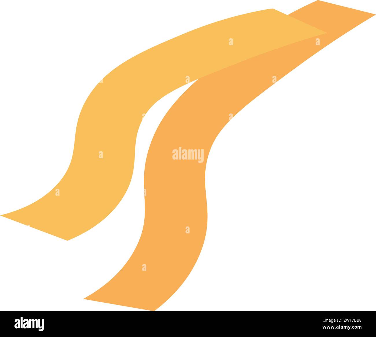 Sorting of paper and office waste. Scrap strips of used paper tape for ...