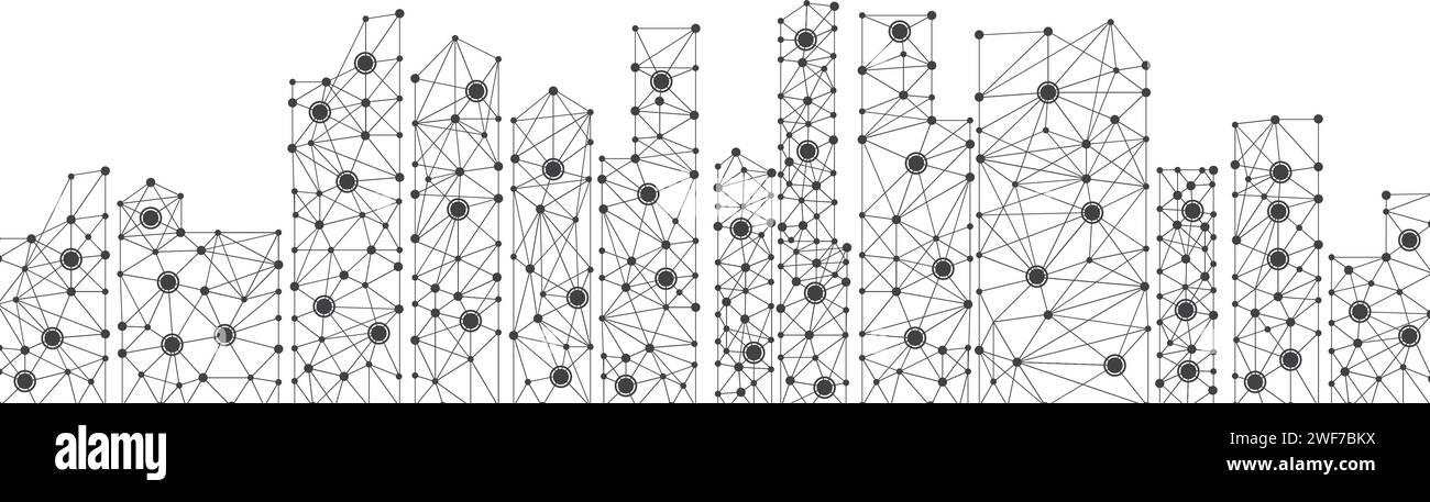 polygon city illustration vector Stock Vector Image & Art - Alamy