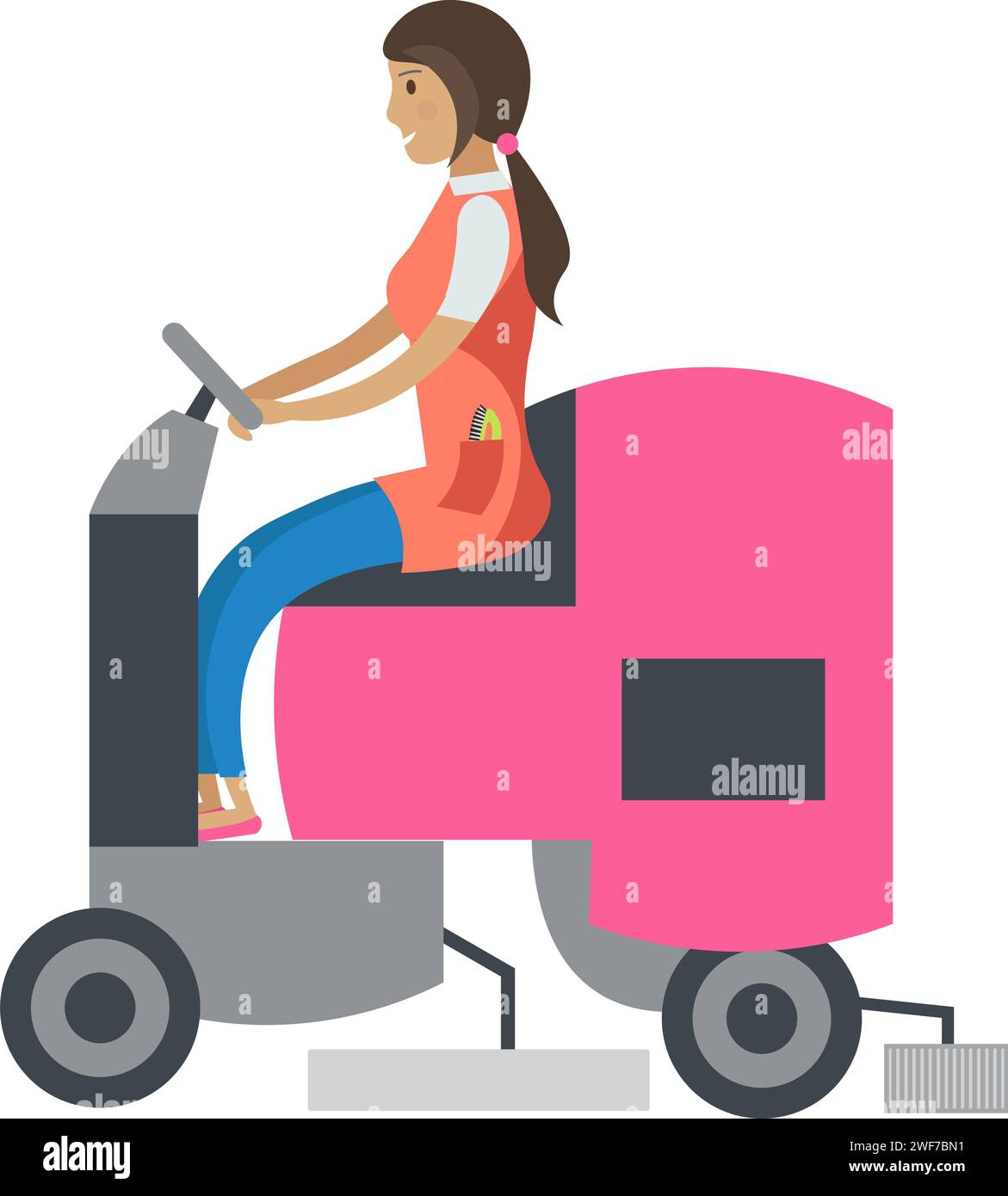 Sweeper woman Stock Vector Images - Alamy