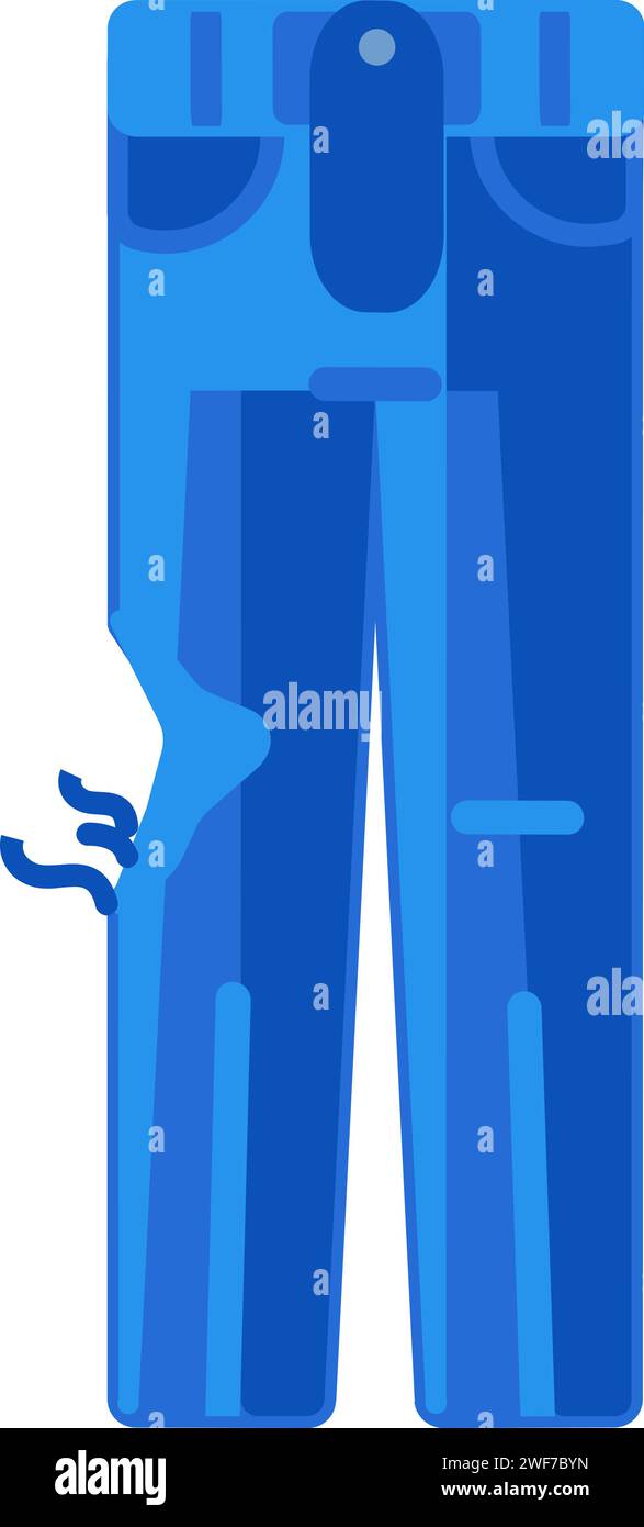 Torn denim Stock Vector Images - Alamy