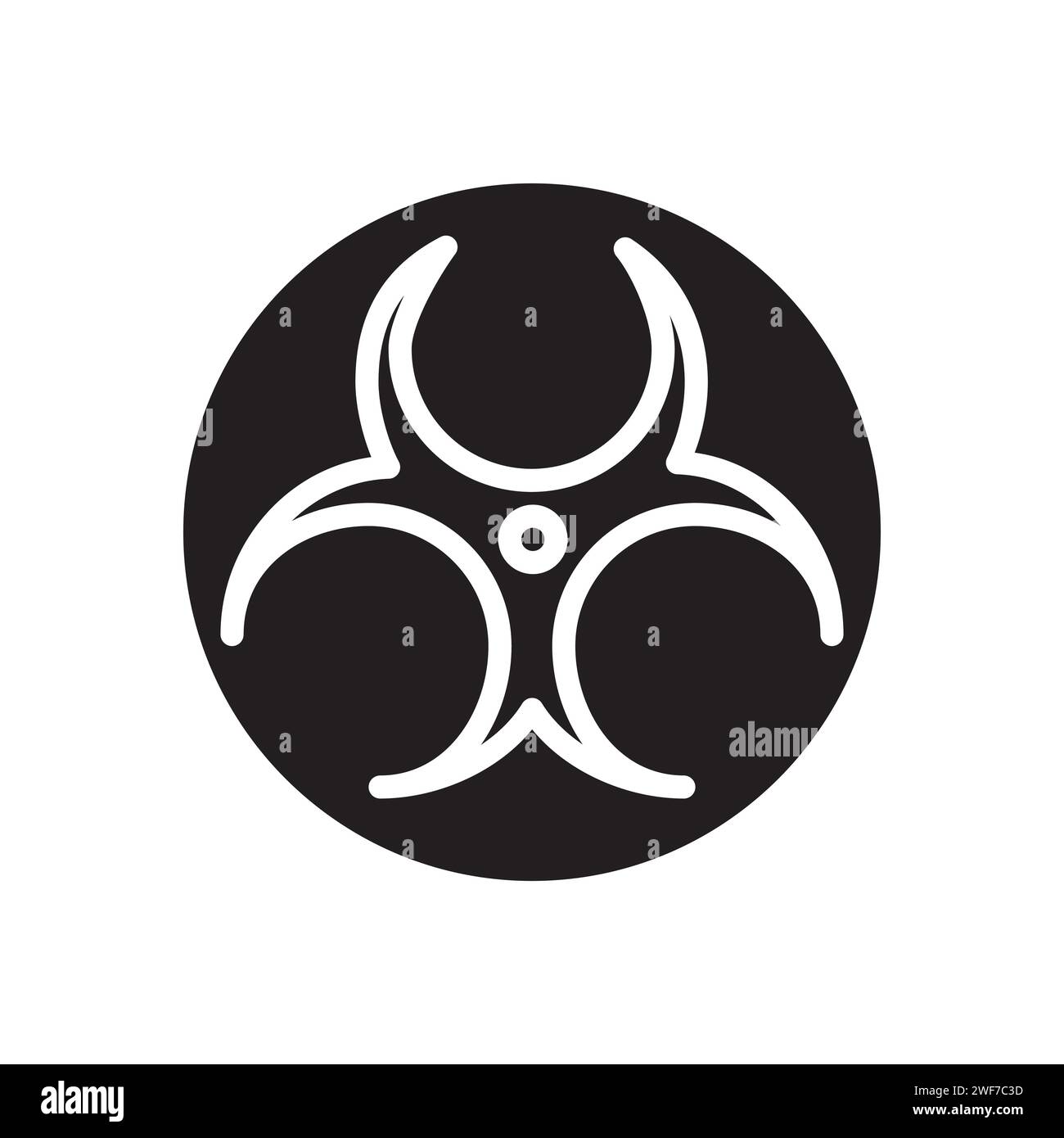 Biohazard icon Stock Vector Images - Alamy