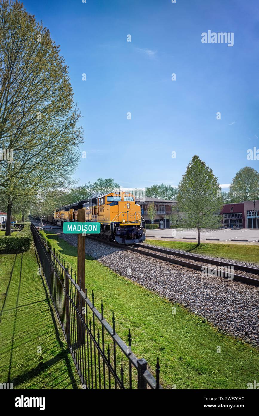 Downtown urban vintage train railway historic hi-res stock photography ...