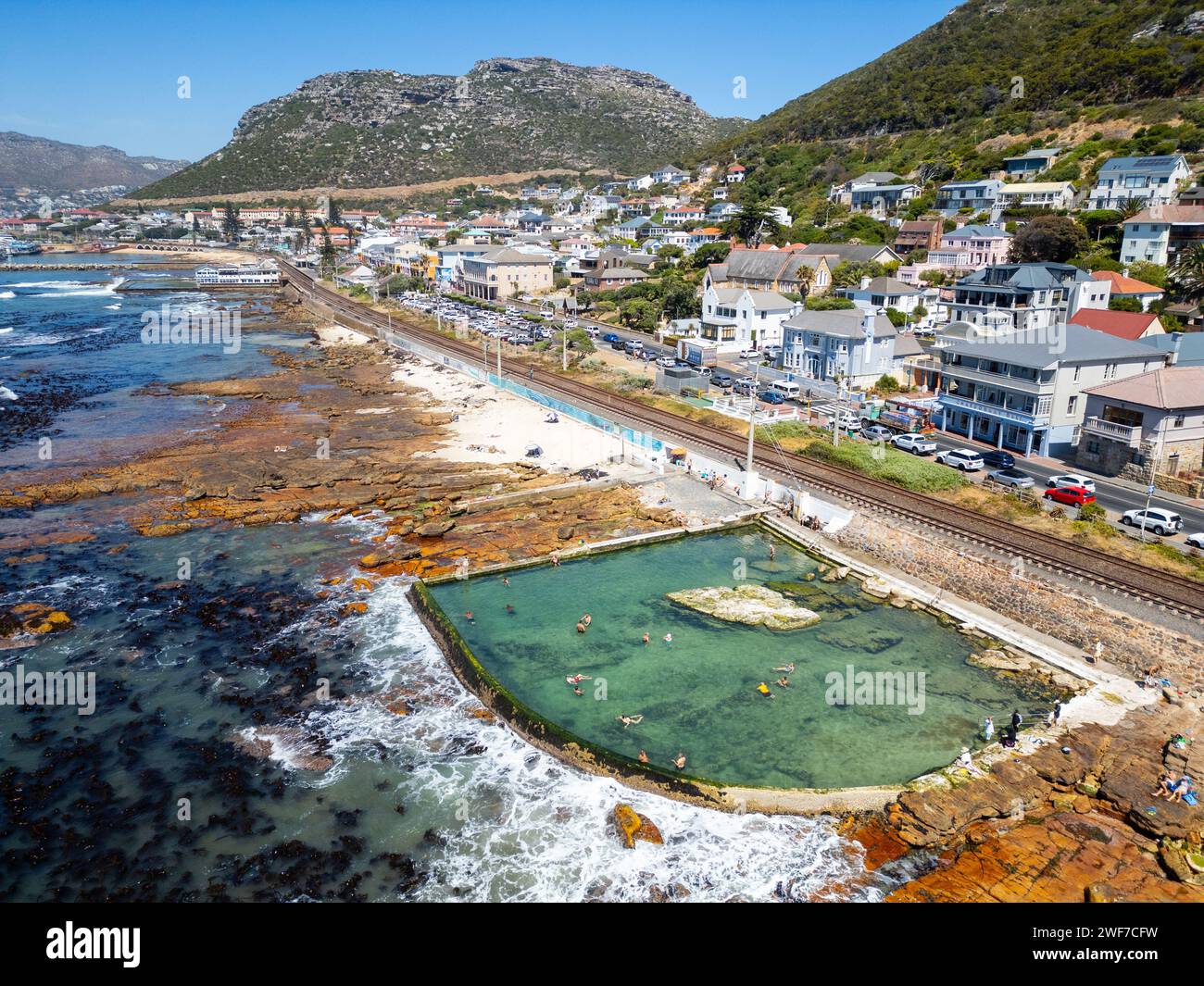 Dalebrook Tidal Pool, Kauk Bay, Cape Town, South Africa Stock Photo - Alamy