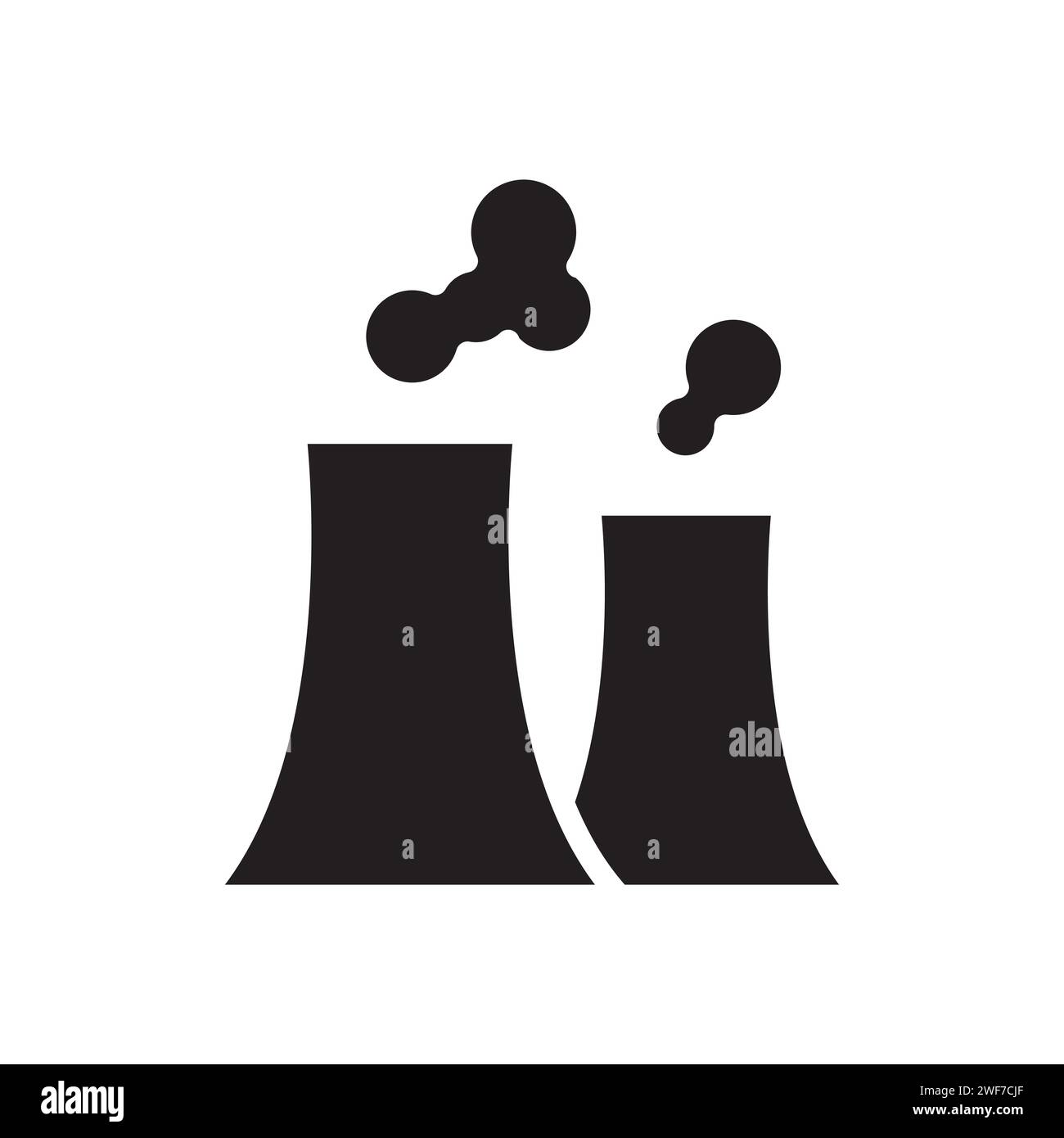 Air pollution icon glyph hi-res stock photography and images - Alamy