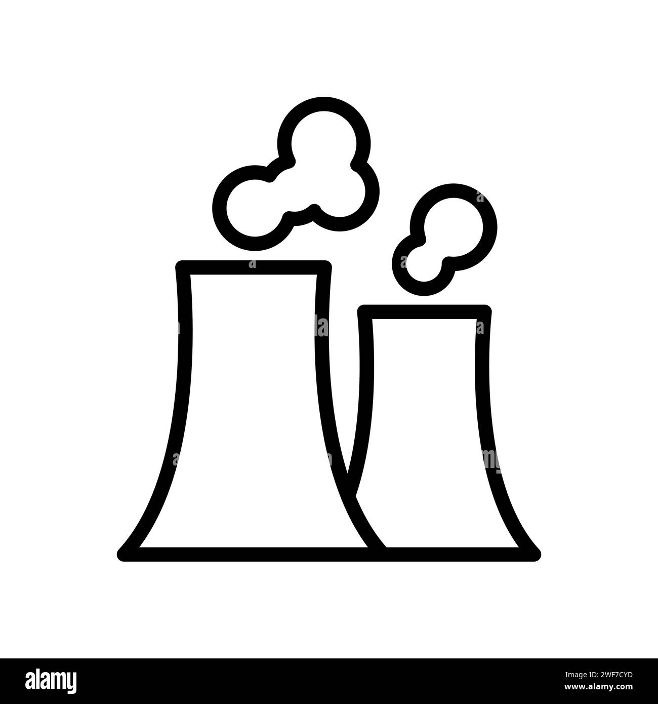 Air Pollution outline vector icon Stock Vector Image & Art - Alamy