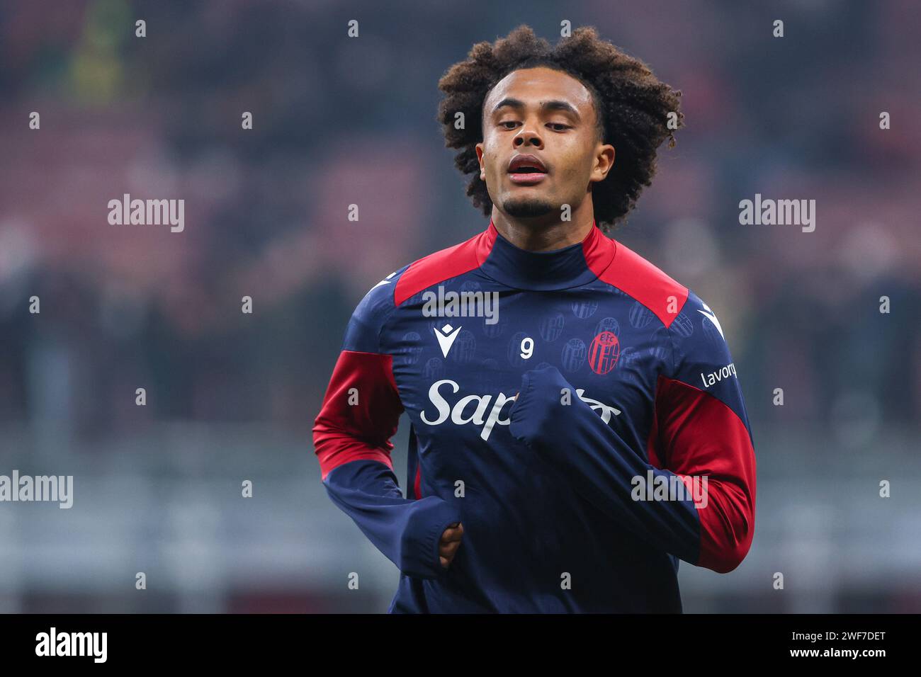 Joshua Zirkzee of Bologna FC looks on during Serie A 2023/24 football ...