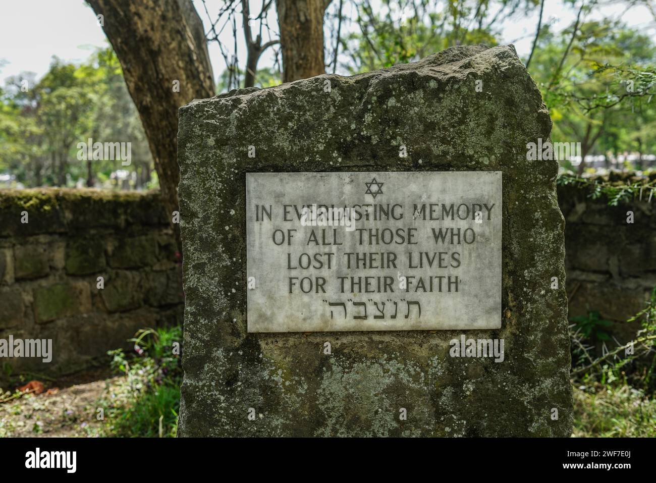Nakuru, Kenya. 26th Jan, 2024. A view of a Jewish Tomb at the Nakuru ...