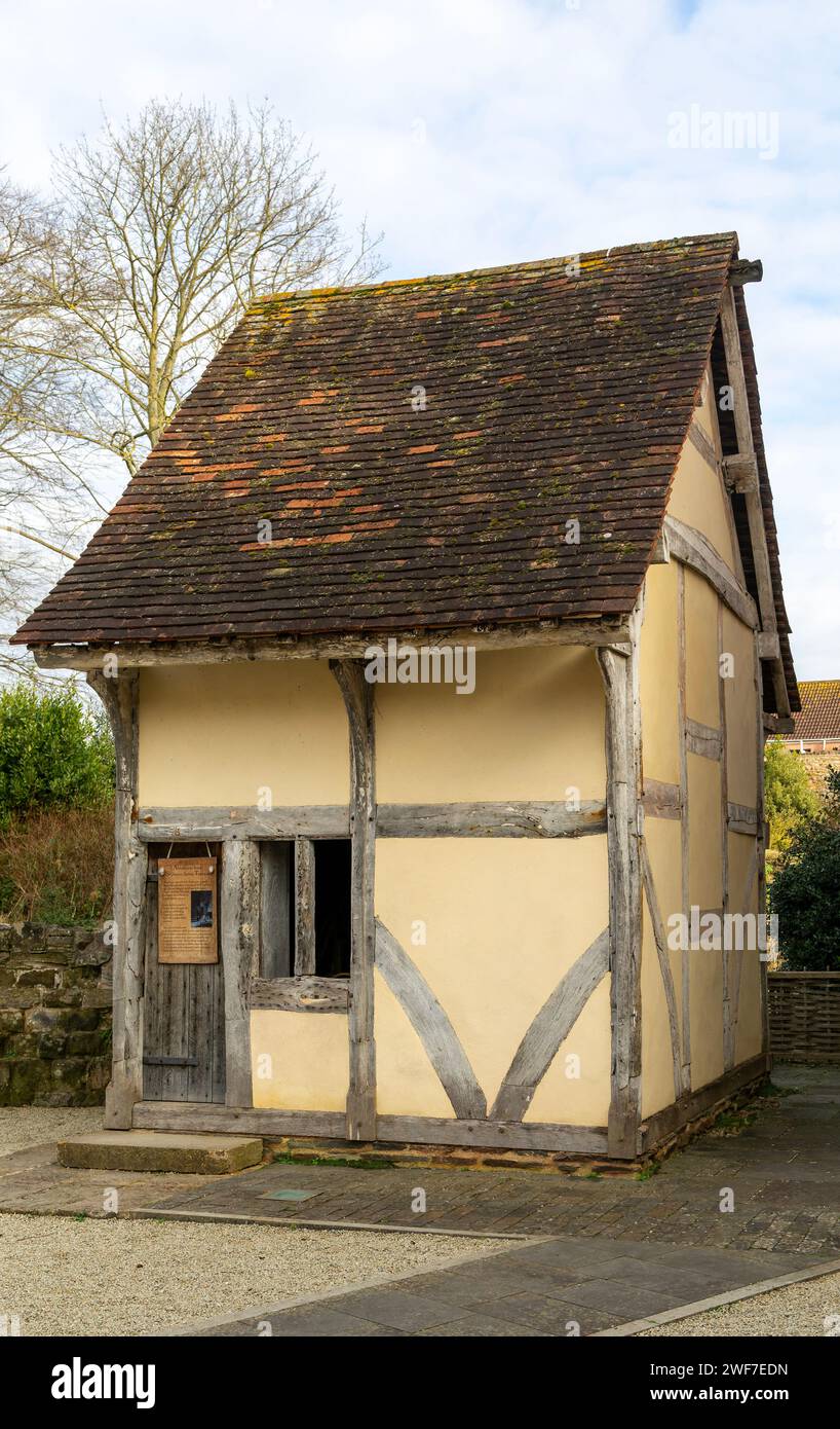 Historic almshouse building Somerset museum inside Taunton castle ...