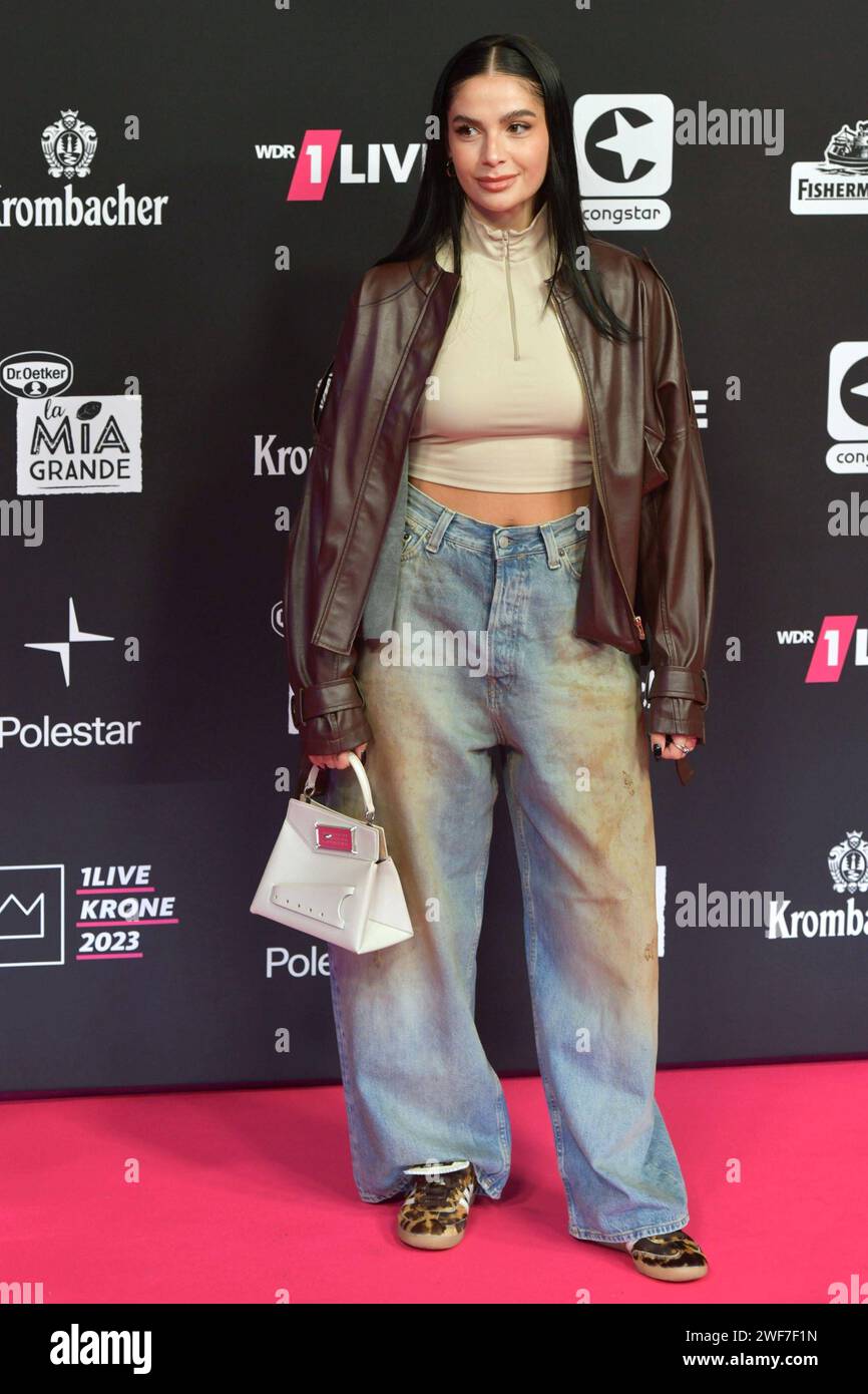 Diana Kaloev Influencerin 11/23 thg Diana Kaloev bei der 1Live Krone am ...
