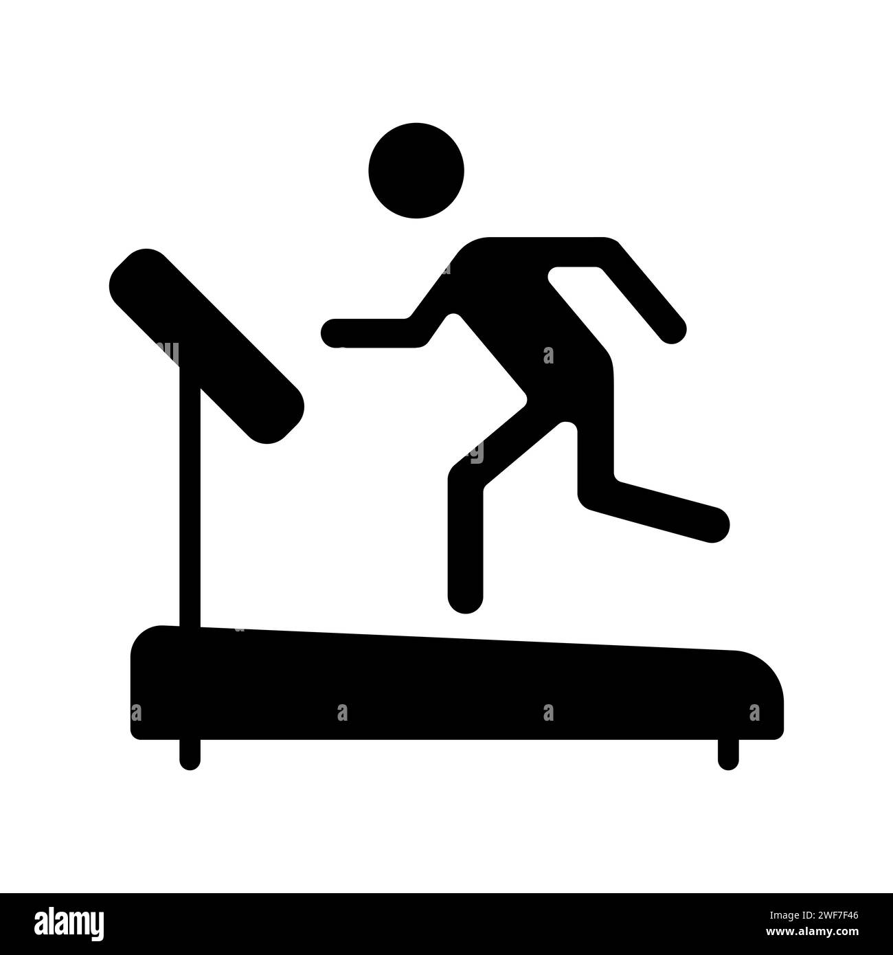 Treadmill speed Stock Vector Images - Alamy