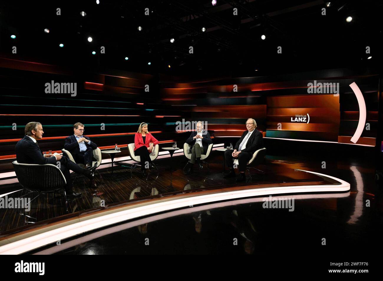 Talkrunde bei Markus Lanz , ZDF 01/24 her Markus Lanz, Ralf Stegner ...