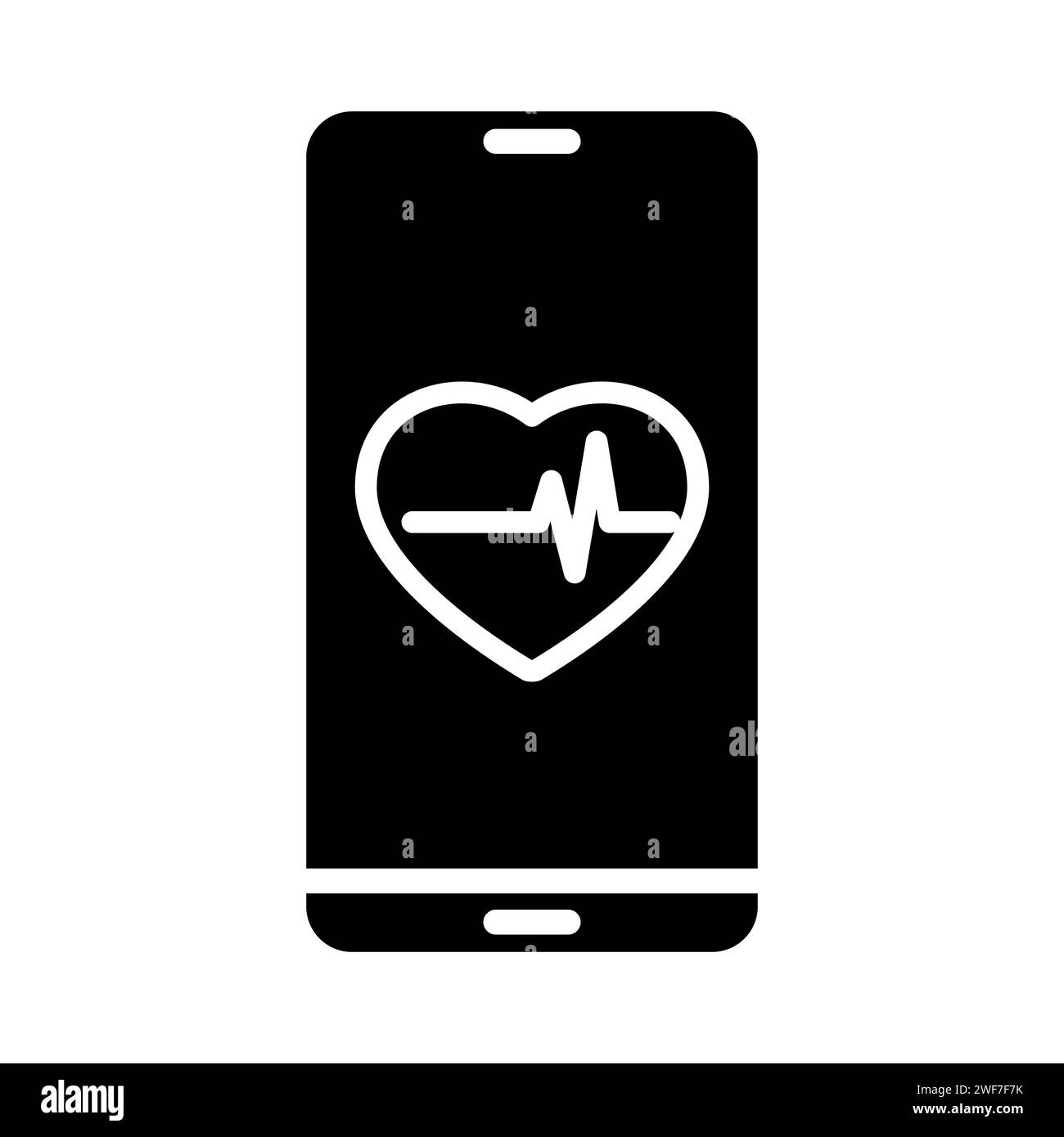 Health app and phone Black and White Stock Photos & Images - Alamy