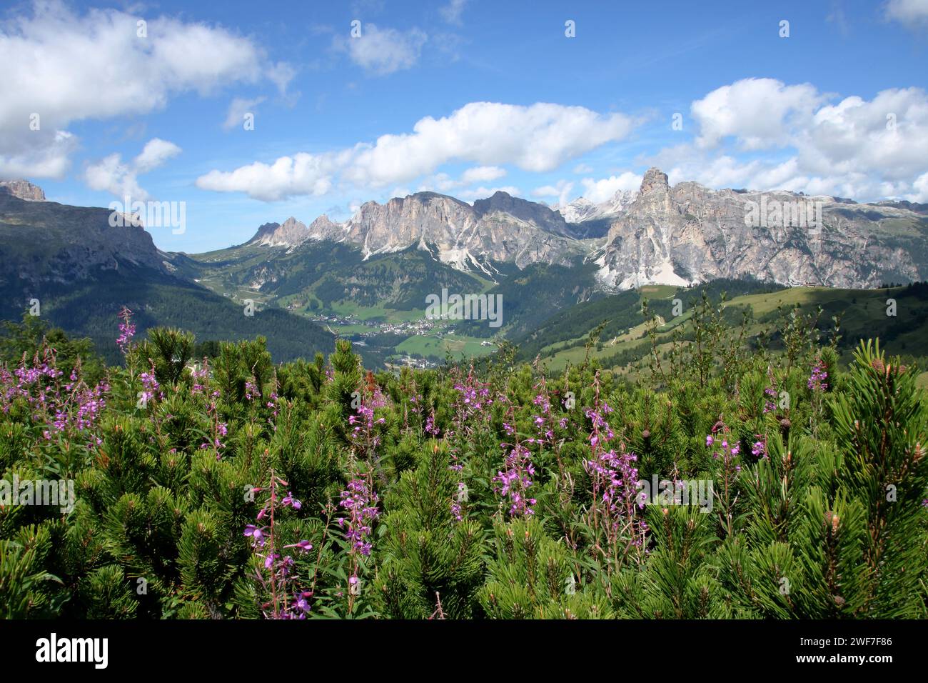 Dolomite's landscape in Alta Badia Stock Photo - Alamy