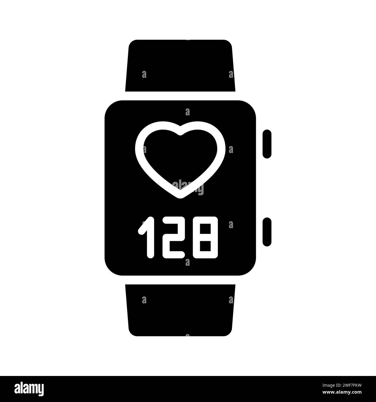 smartwatch glyph vector icon isolated Stock Vector Image & Art - Alamy