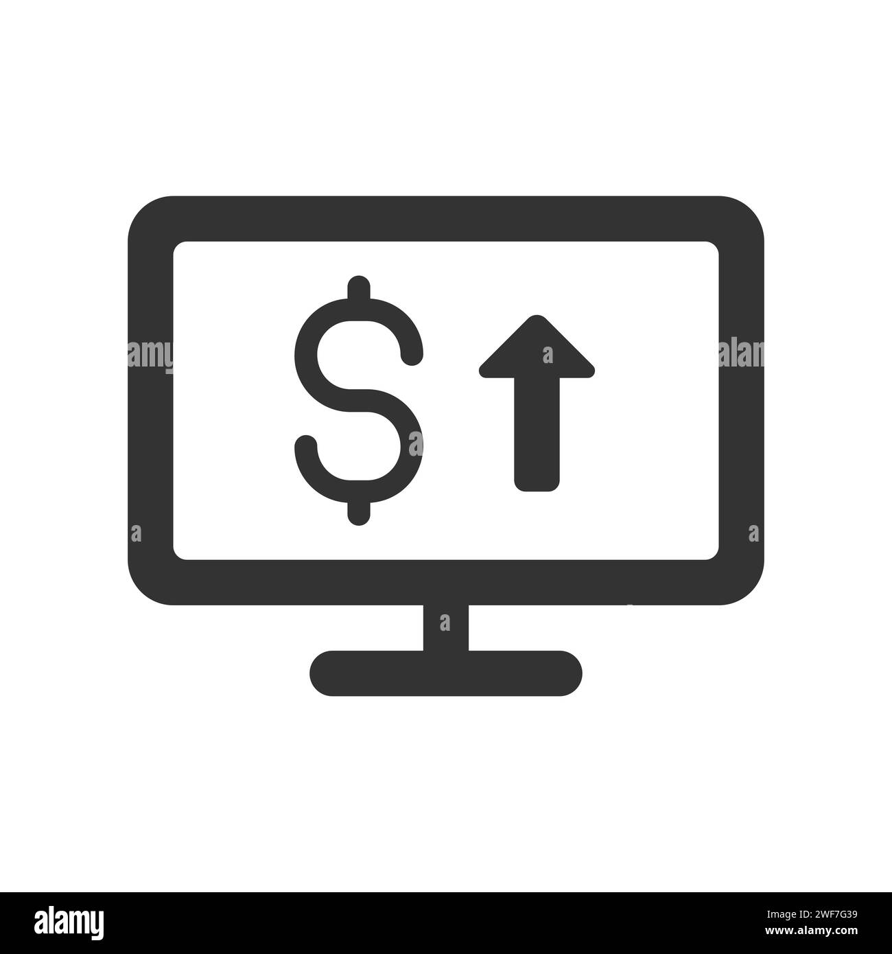 Marketing growth glyph icon Black and White Stock Photos & Images - Alamy